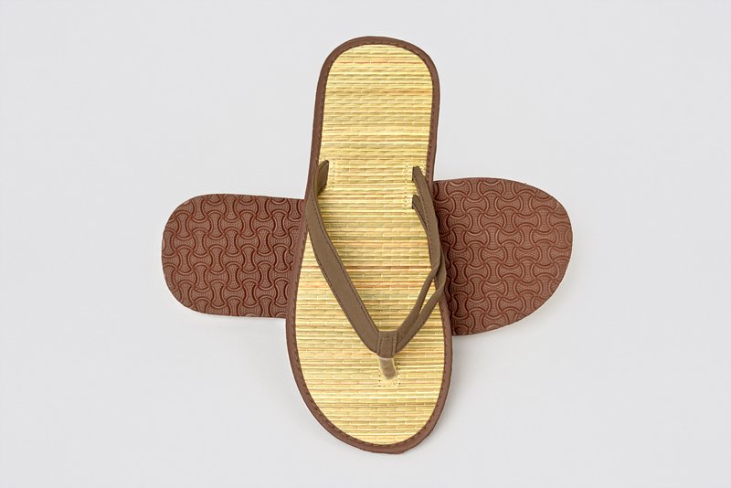 SANDAL BAMBOO FLIP-FLOP ΣΑΓΙΟΝΑΡΑ με αντιολισθητικο πατο κατασκευασμενη ...
