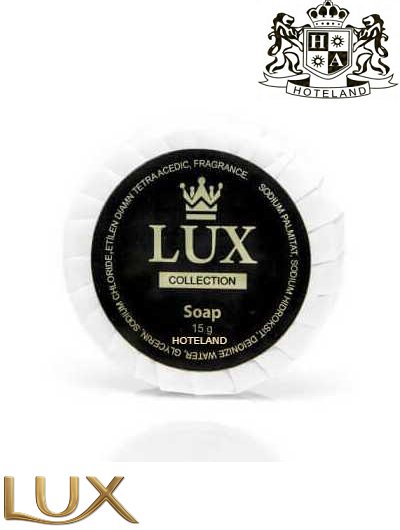 LUX PROFESSIONAL Soap 15gr - Στρογγυλο σαπουνι 15gr σε πλισε αδιαβροχο ...