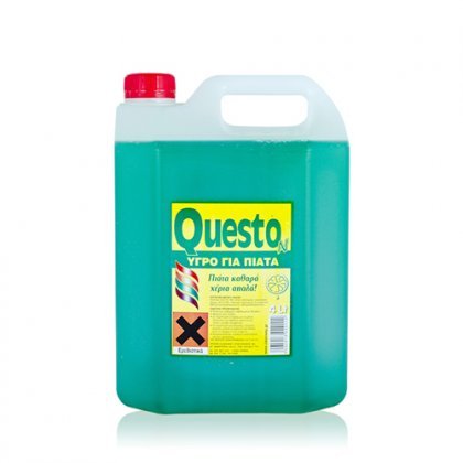 QUESTO EΠΑΓΓΕΛΜΑΤΙΚΟ Υγρο πιατων με αρωμα λεμονι 4L (4 τμχ/κιβώτιο ...