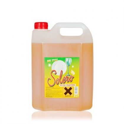 SOLERO EΠΑΓΓΕΛΜΑΤΙΚΟ Υγρο πιατων με αρωμα ξυδι 4L (4 τμχ/κιβώτιο ...